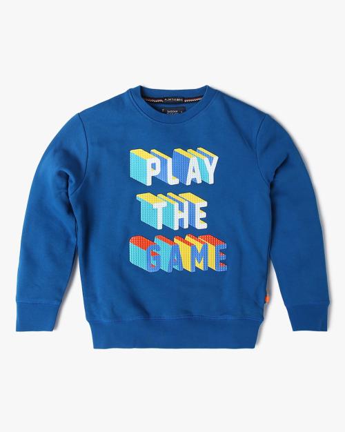 Buy Typographic Print Sweatshirt Online at Best Prices in India - JioMart.