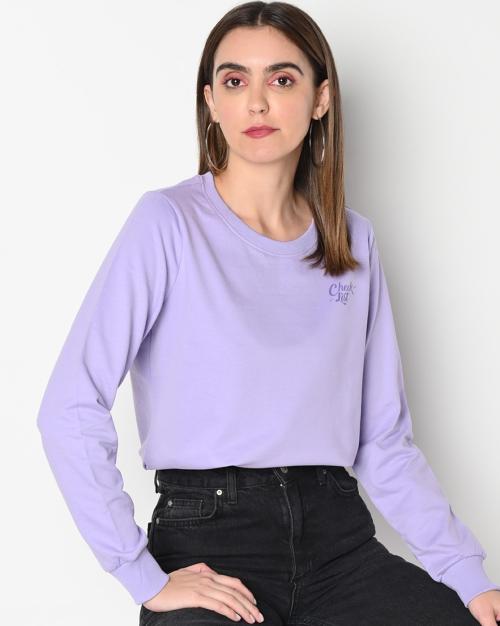 Buy Sweatshirt with Drawstring Hem Online at Best Prices in India ...