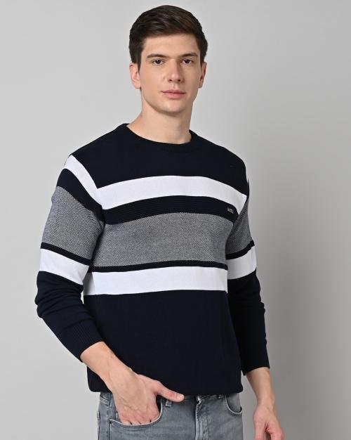 Buy Striped Regular Fit Pullover Online at Best Prices in India - JioMart.