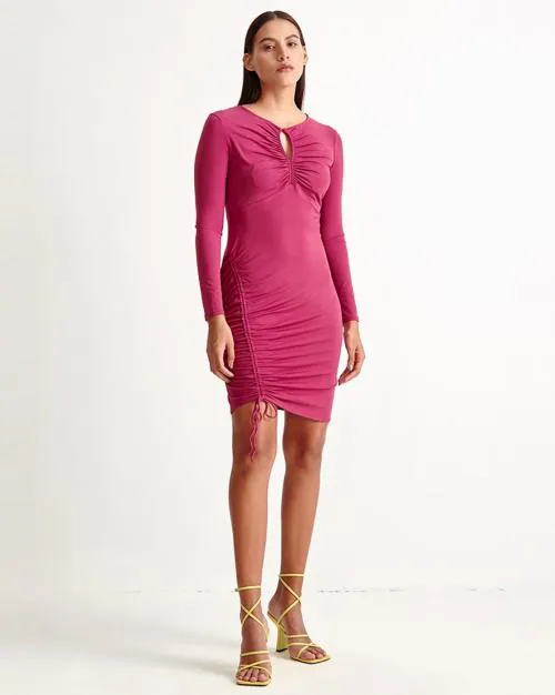 Buy Bodycon Dress with Keyhole Neckline Online at Best Prices in India ...
