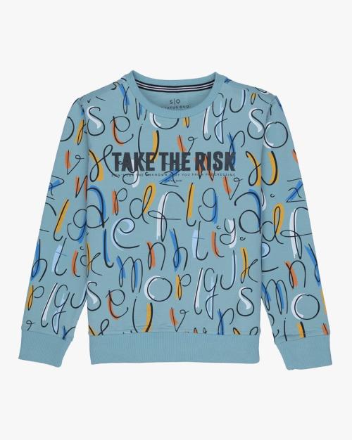 Buy Typographic Print Sweatshirt Online at Best Prices in India - JioMart.