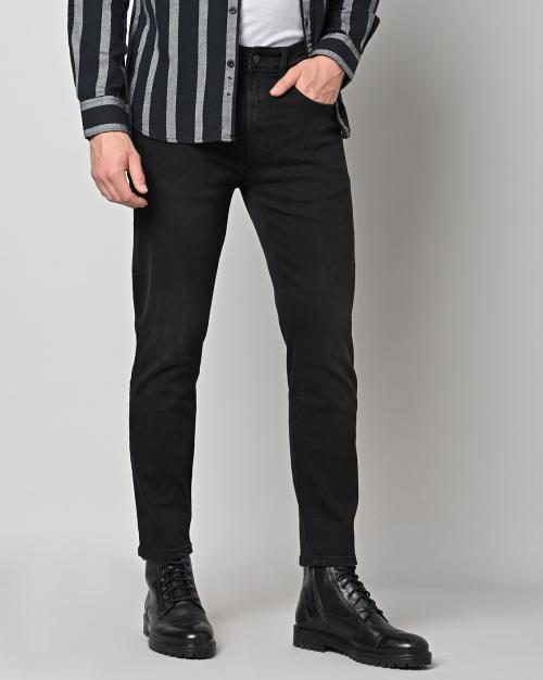 Buy Men Light-Wash Chinox Skinny Fit Jeans Online at Best Prices in ...