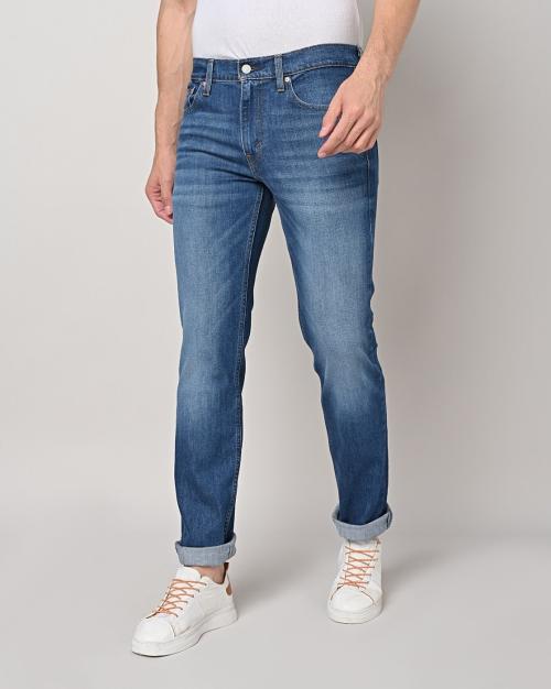 Buy Men 511 Mid-Wash Slim Fit Low-Rise Jeans Online at Best Prices in ...