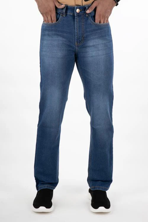 Buy Numero Uno Men's Blue Low Rise Slim Fit Jeans Online at Best Prices ...