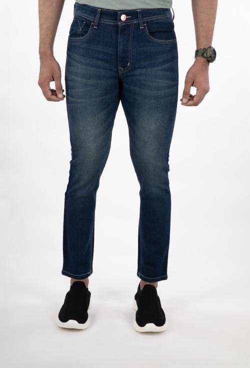 Buy Numero Uno Men's Dark Blue Low Rise Skinny Fit Jeans Online at Best ...
