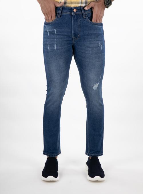 Buy Numero Uno Men's Blue Low Rise Skinny Fit Jeans Online at Best ...