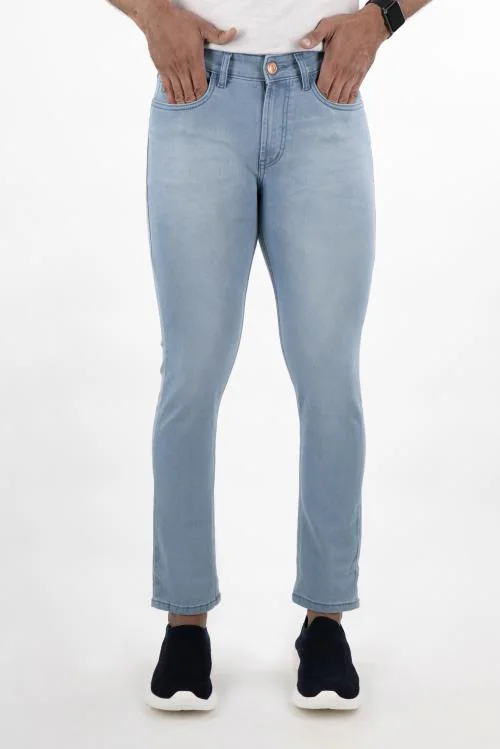 Buy Numero Uno Men's Blue Low Rise Skinny Fit Jeans Online at Best ...