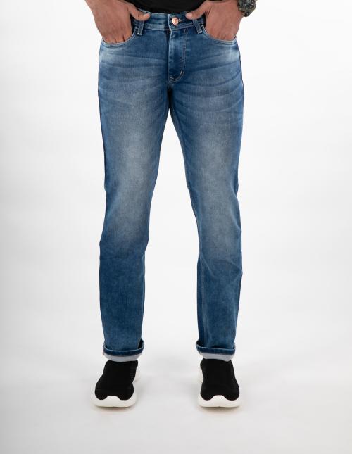 Buy Numero Uno Men's Blue Low Rise Tapered Jeans Online at Best Prices ...