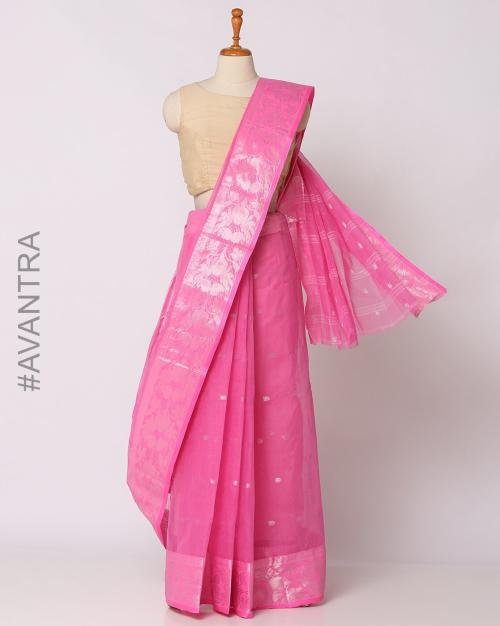 Buy Handloom Cotton Tant Tangail Saree Online at Best Prices in India ...