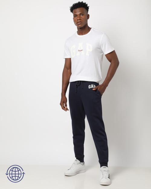 Buy Tapered Fit Joggers with Placement Logo Embroidery Online at Best Prices in India - JioMart.