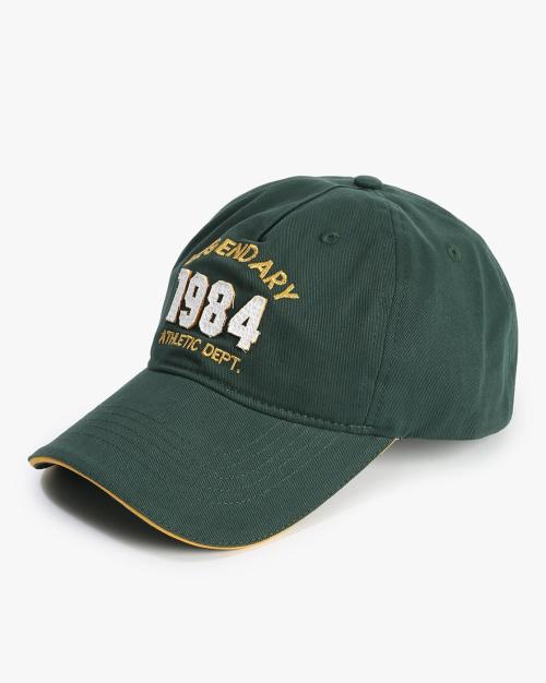 Buy Men Felt Applique Embroidered Baseball Cap Online at Best Prices in ...