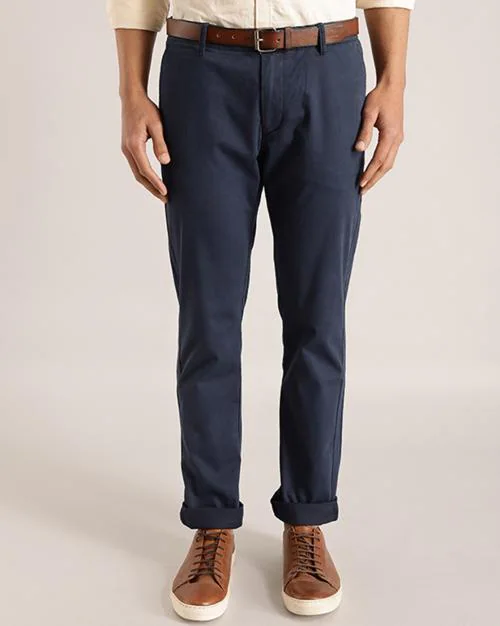 Buy Men Slim Fit Mid-Rise Chinos Online at Best Prices in India - JioMart.