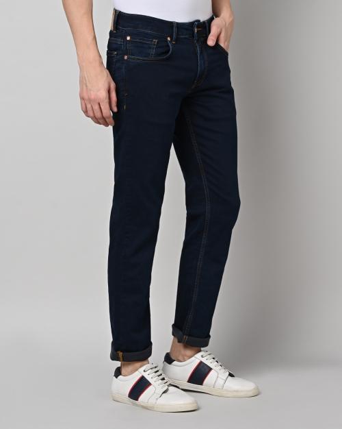 Buy Men Mid-Rise Relaxed Fit Jeans Online at Best Prices in India ...