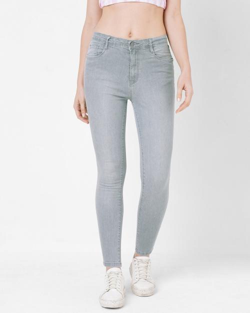 Buy K5040 Mid-Wash Skinny Fit Jeans Online at Best Prices in India - JioMart.