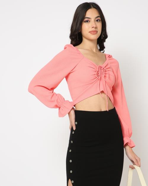Buy Women Fitted Crop Top Online at Best Prices in India - JioMart.