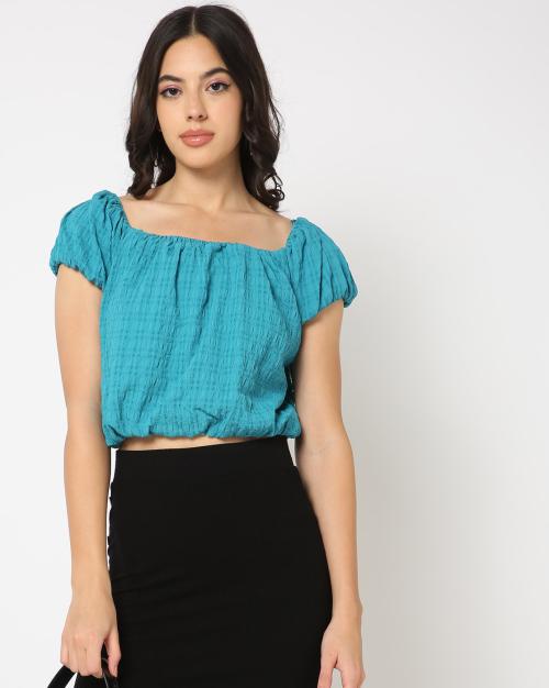 Buy Women Relaxed Fit Crop Top Online at Best Prices in India - JioMart.