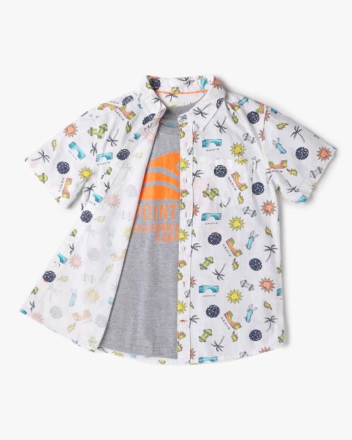 Buy Boys Printed Twofer Shirt Online at Best Prices in India - JioMart.