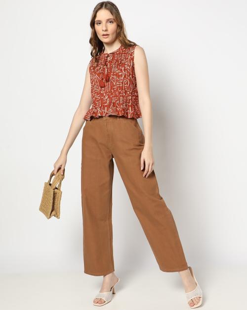 Buy Women Printed Regular Fit Top Online at Best Prices in India - JioMart.