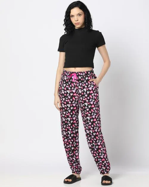Buy Women Printed Regular Fit Pyjamas Online at Best Prices in India ...
