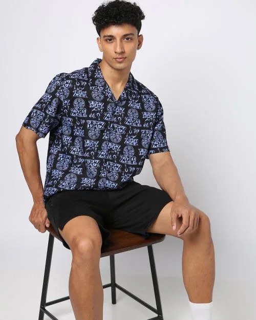Buy Men Marvel Print Relaxed Fit Shirt Online at Best Prices in India ...