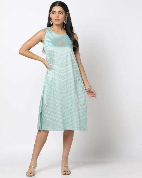 Buy Printed A-Line Dress Online at Best Prices in India - JioMart.