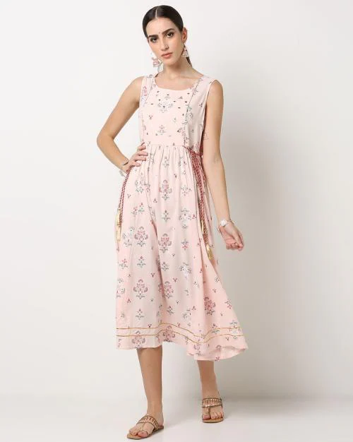 Buy Floral Print A-line Dress Online at Best Prices in India - JioMart.