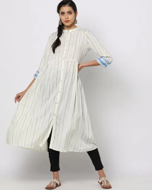 Buy Striped A-Line Kurta Online at Best Prices in India - JioMart.