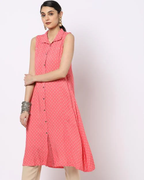 Buy Micro Print A-Line Kurta Online at Best Prices in India - JioMart.