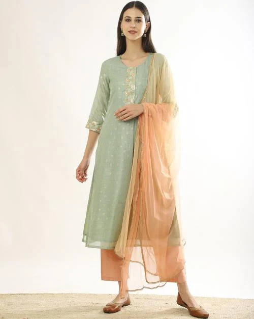 Buy Women Printed Straight Kurta Suit Set Online at Best Prices in India - JioMart.