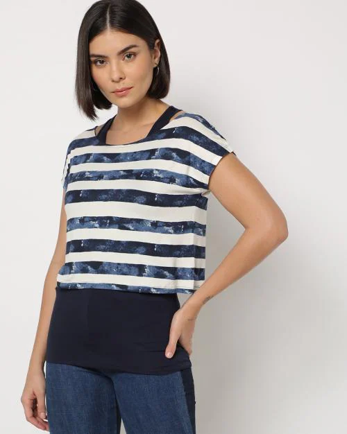Buy Striped Twofer Top Online at Best Prices in India - JioMart.