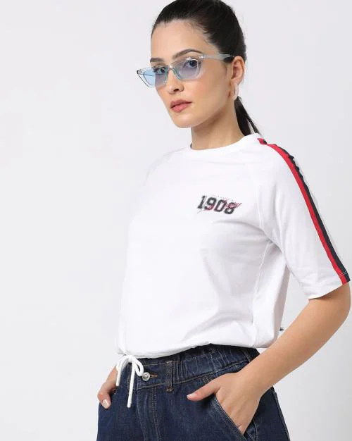 Buy Numeric Print Crew-Neck T-Shirt Online at Best Prices in India ...