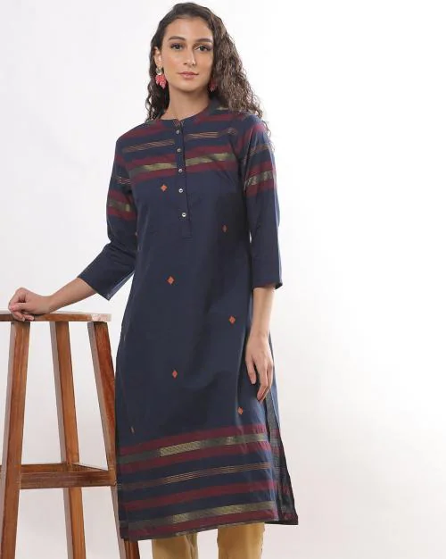 Buy Women Striped Straight Kurta Online at Best Prices in India - JioMart.