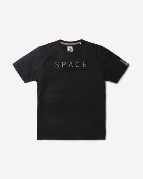 Buy Typographic Embossed Round-Neck T-Shirt Online at Best Prices in ...