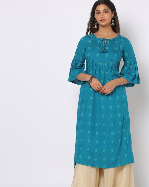 Buy Printed Flared Kurta Online at Best Prices in India - JioMart.