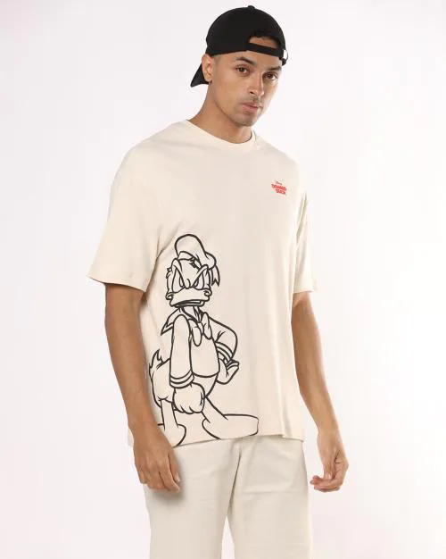Buy Donald Duck Print Crew-Neck T-Shirt Online at Best Prices in India ...