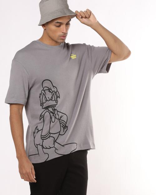 Buy Donald Duck Print Crew-Neck T-Shirt Online at Best Prices in India ...
