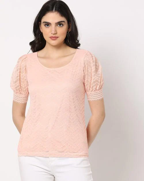 Buy Embroidered Round-Neck Top Online at Best Prices in India - JioMart.