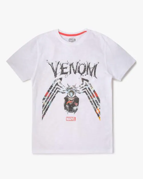 Buy Venom Print Crew-Neck T-Shirt Online at Best Prices in India - JioMart.