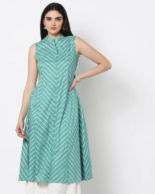 Buy Chevron Print A-Line Kurta Online at Best Prices in India - JioMart.
