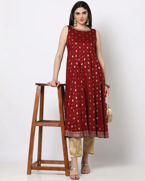 Buy Printed Flared Kurta Online at Best Prices in India - JioMart.