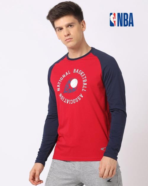 Buy Regular Fit NBA Printed Crew-Neck T-Shirt Online at Best Prices in ...