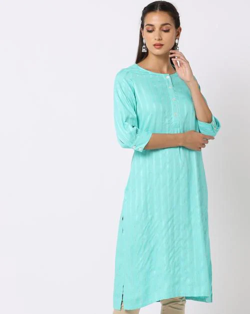 Buy Self-Design Straight Kurta Online at Best Prices in India - JioMart.