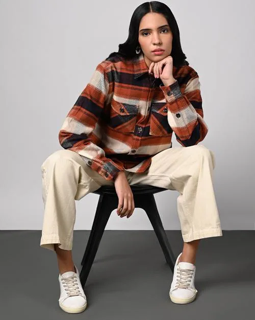 Buy Striped Cotton Shacket Online at Best Prices in India - JioMart.