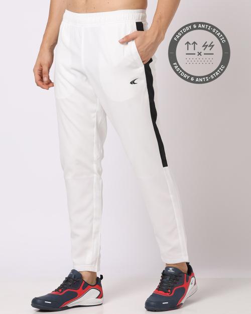 Buy Men Fast Dry Track Pants with Contrast Panels Online at Best Prices ...