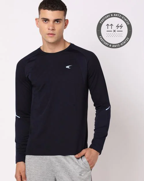 Buy Regular Fit Active Training Printed Crew-Neck T-Shirt Online at Best Prices in India - JioMart.