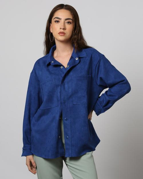 Buy Regular Fit Cotton Shacket Online at Best Prices in India - JioMart.