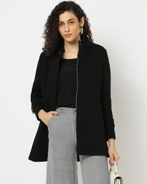 Buy Trenches Jacket with Insert Pockets Online at Best Prices in India ...