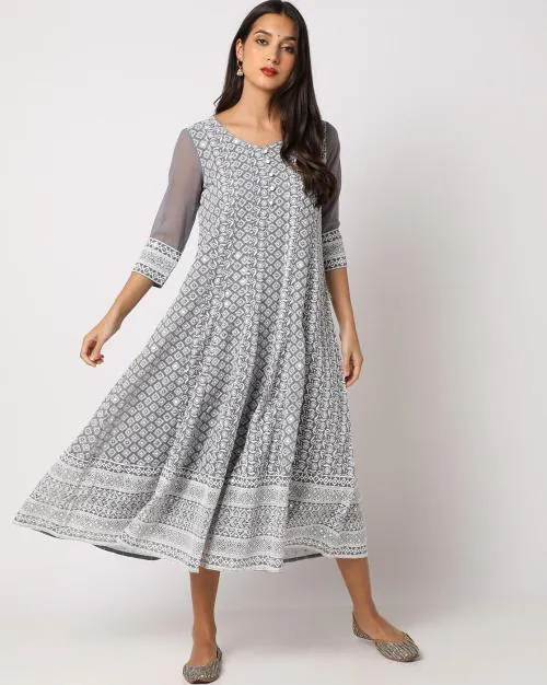 Buy Embroidered Flared Kurta Online at Best Prices in India - JioMart.