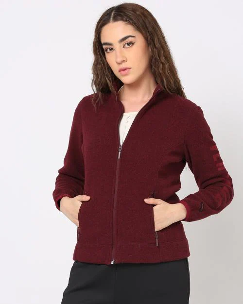 Buy Zip-Front Relaxed Fit Jacket Online at Best Prices in India - JioMart.