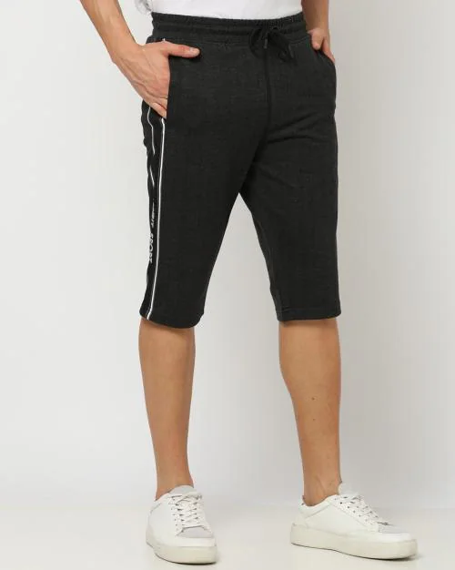 Buy Herringbone Pattern Bermuda Shorts Online at Best Prices in India ...